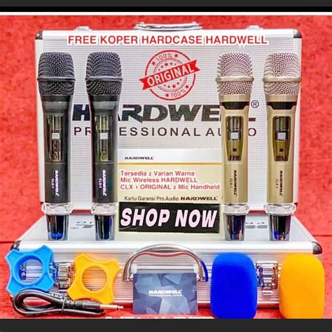 Mic Wireless Hardwell CLX 1 Handle Free Hardcase Resmi Lazada Indonesia