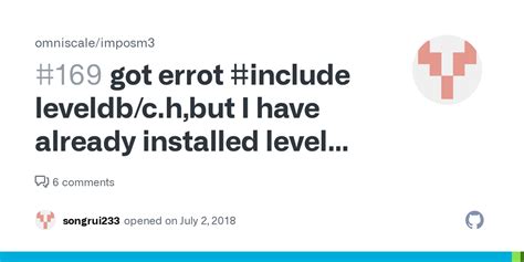 Got Errot Include Leveldb C H But I Have Already Installed Leveldb