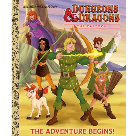 Dungeons And Dragons The Cartoon The Adventure Begins Little Golden