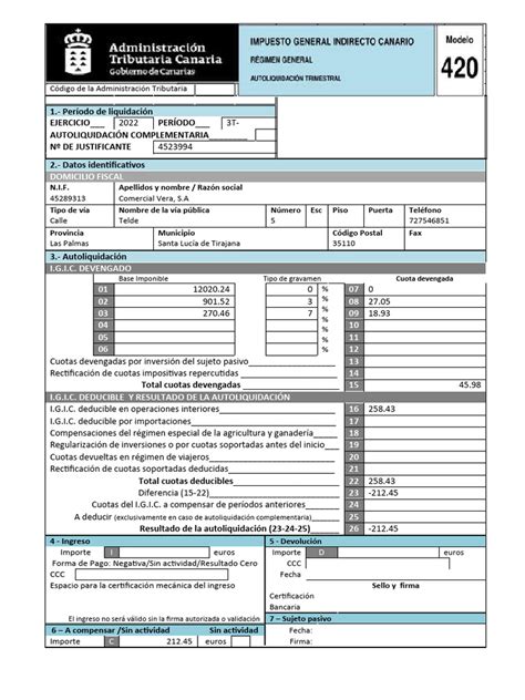 Modelo 420 Ejemplo Solucion Png Pdf