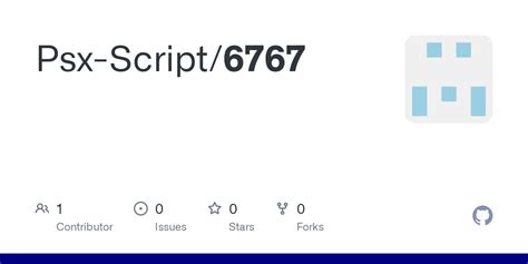 GitHub Psx Script 6767