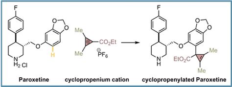 Late Stage Aryl C H Bond Cyclopropenylation With Cyclopropenium Cations