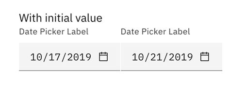 Datepicker Range Initial Value Behaves Weirdly When Trying To Change