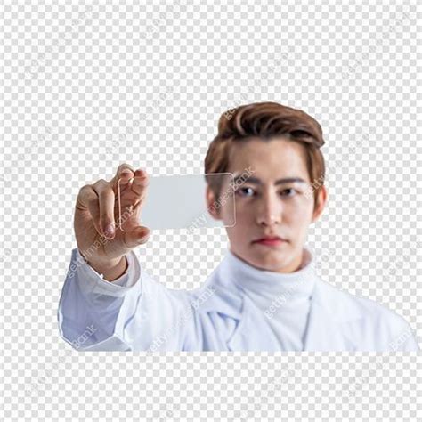 파워포인트 이미지 Png 누끼 한국인 비즈니스 과학자 행동 모션 증강현실 터치스크린 4차산업혁명 산업혁명 남성 이미지 Jv11178518