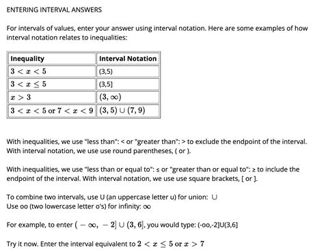 Solved For Intervals Of Values Enter Your Answer Using Chegg