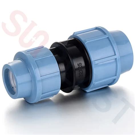 Pp Compression Fittings Equal Coupling Reducer For Hdpe Pipe Poly Pipe Reducer And Pe Reducer