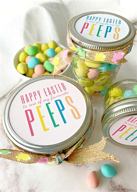 Diy Easter Ts For Friends { Free Printables } A Country Girls Life