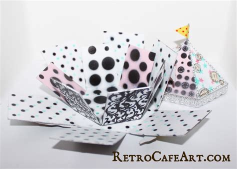 Retro Café Art Gallery New Victorian Exploding Carousel Box New Washi Tape a sale and More