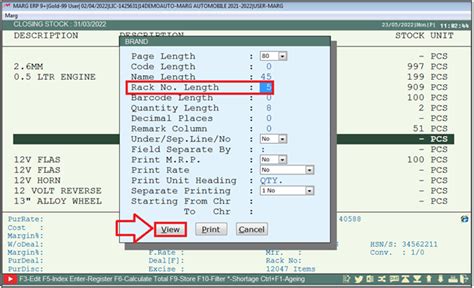 How To View Rack Number Wise Stock Report In Marg Software
