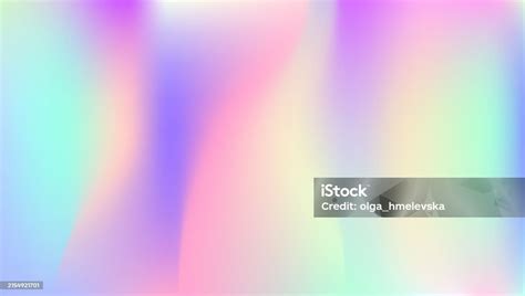 홀로그램 그라데이션 레인보우 플라이어 파스텔 라이트 진주빛 배경입니다 바이올렛 레트로 텍스처 홀로그램 배경입니다 흐림 가솔린