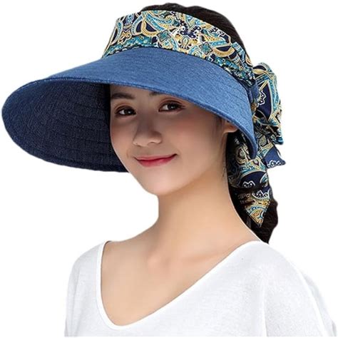 Solhatt för damer sommarhatt utomhus solskydd strand anti uv hatt