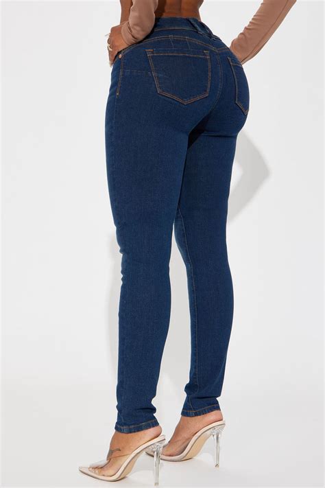 Im A Star Booty Lifting Stretch Skinny Jeans Dark Wash Fashion