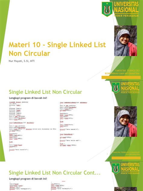 materi 10 single linked list non circular pdf