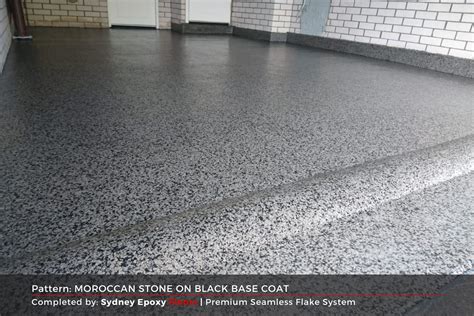 Flake Epoxy Flooring Using Moroccan Stone Sydney Industrial Coatings