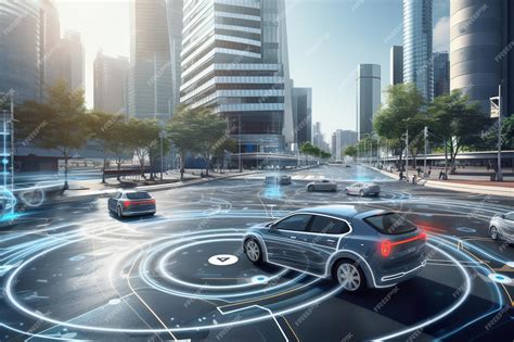 Premium Ai Image Concept Of Autonomous Selfdriving Car System For