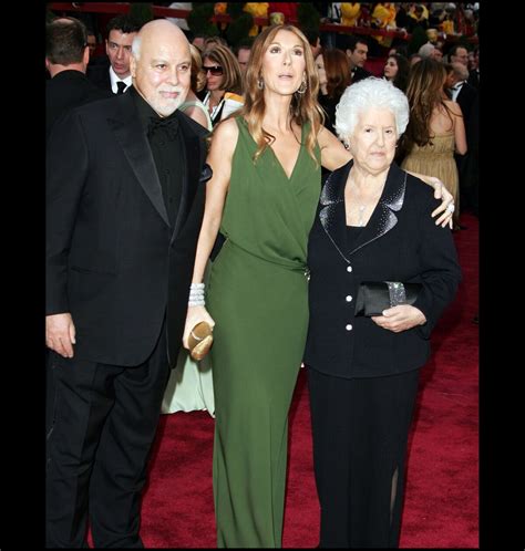 Photo Céline Dion Entourée De Son Mari René Angélil Et Sa Mère