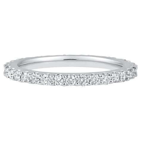 Certified 14k Gold 1ct Natural Diamond Wedding Thin Single Full Band