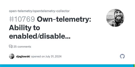 Own Telemetry Ability To Enabled Disable Individual Metrics · Issue 10769 · Open Telemetry