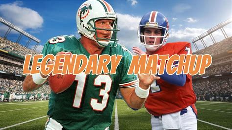 The Most Legendary Matchup In NFL History YouTube