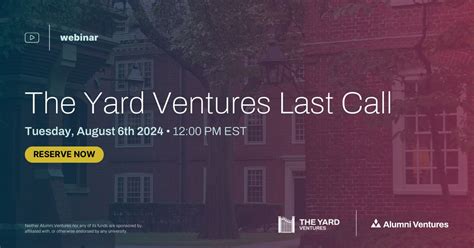Yard Ventures An Alumni Ventures Fund On Linkedin Join Managing