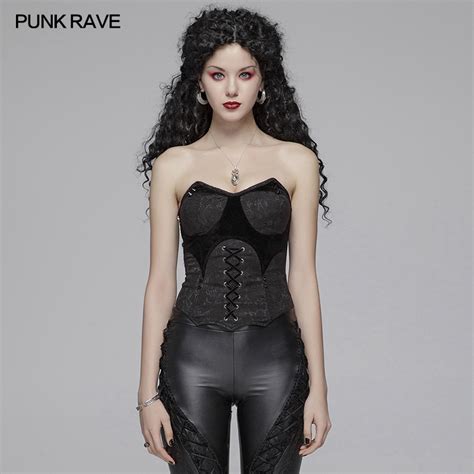 Punk Rave Women Gothic Vest Wy 1050syf