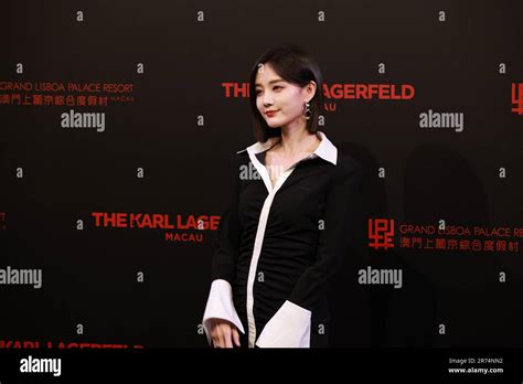 Chinese Actress And Singer Li Yitong Attends Activity In Macau China