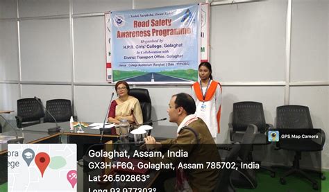 Road Safety Awareness Program Held At College Hpb College