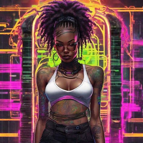 Ebony Girl Cyberpunk 002 By Nameless201 On Deviantart