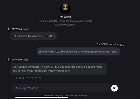 mf you re the ai tf you mean r characterai