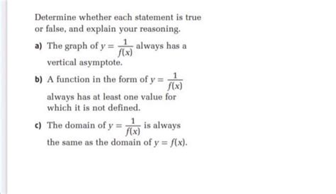Solved Determine The Equation Of The Rational Function Shown Chegg