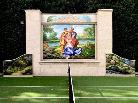 Residential Classical Mural Detail After Michelangelos Doni Tondo