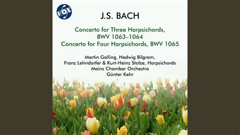 Concerto For 3 Harpsichords In D Minor BWV 1063 I YouTube
