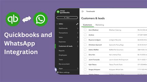 Quickbooks And Whatsapp Integration Playbook Timelinesai