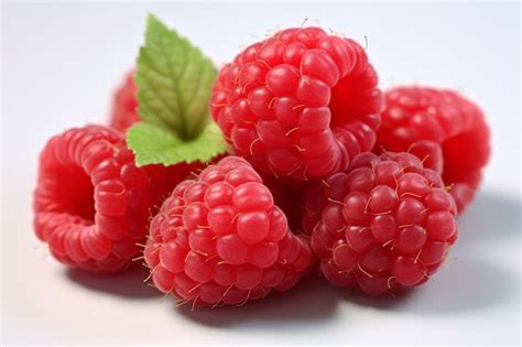Premium Ai Image Fresh Raspberry Solid Color Background Image