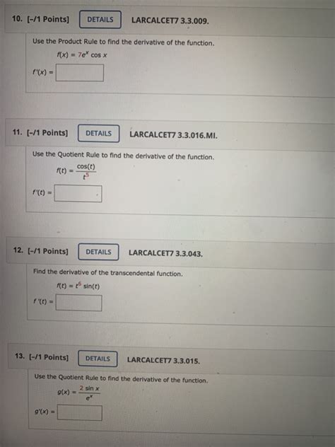 Solved 3. [-/1 Points] DETAILS LARCALCET7 2.3.051. Find the | Chegg.com