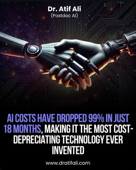 Dr Atif Ali On Linkedin 📉 𝗔𝗜 𝗖𝗼𝘀𝘁𝘀 𝗗𝗿𝗼𝗽 𝟵𝟵 𝗶𝗻 𝟭𝟴 𝗠𝗼𝗻𝘁𝗵𝘀 📉 The Rate At