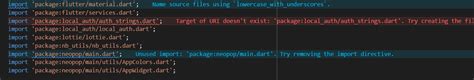 target of uri doesn t exist package local auth auth strings dart · issue 1 · cobowallet