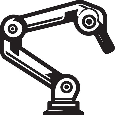 Illustrative Vector Design Of A High Tech Robotic Arm Featuring