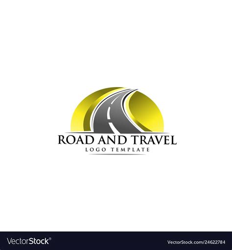 Road Construction Creative Logo Vector Image On VectorStock Road