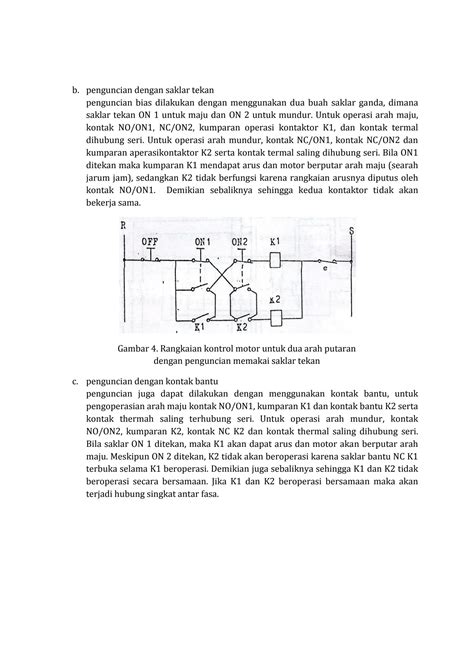 SOLUTION Rangkaian Dasar Kontrol Motor Listrik Studypool