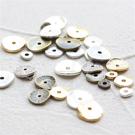 Solid Brass Disk Spacer Varies Sizes And Shapes 4682c Etsy