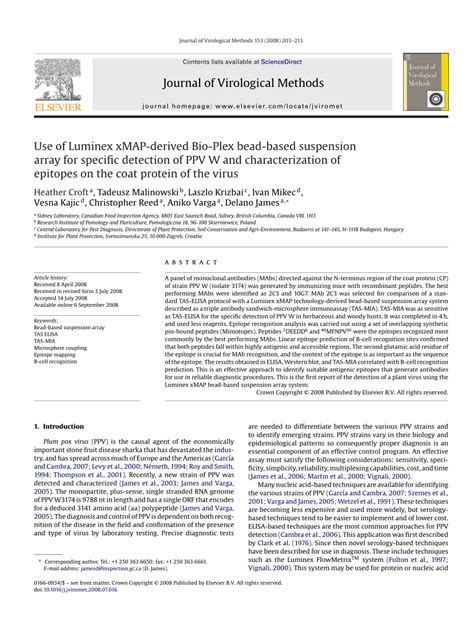 Pdf Use Of Luminex Xmap Derived Bio Plex Bead Based Suspension Array