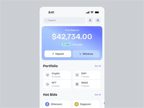 Crypto Mobile App Ui Ux By Keitoto On Dribbble