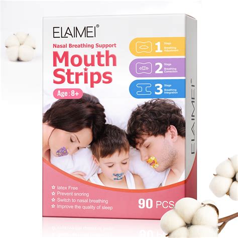 Elaimei Sleep Mouth Strips 90 Pcs Aliver Beauty