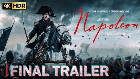 [4K HDR] NAPOLEON - Final Trailer (60FPS) Joaquin Phoenix, Ridley Scott ...