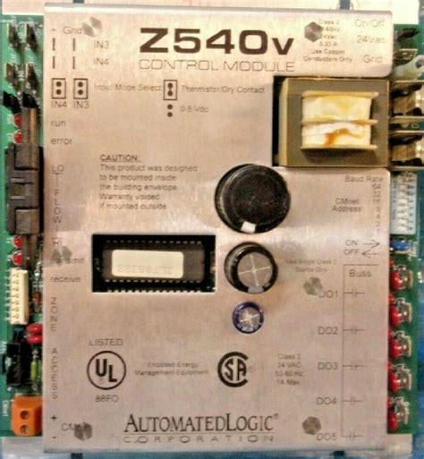 Alc Automated Logic Corporation Z540v Z Line Zone Control Module For
