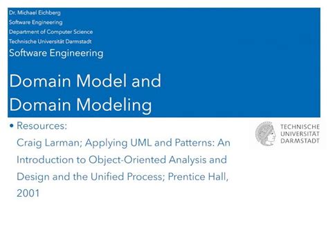 PDF Domain Model And Domain Modeling GitHub Pagesstg Tud Github Io Eise WS SE Domain