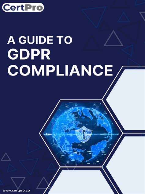 gdpr e book guide pdf privacy regulatory compliance