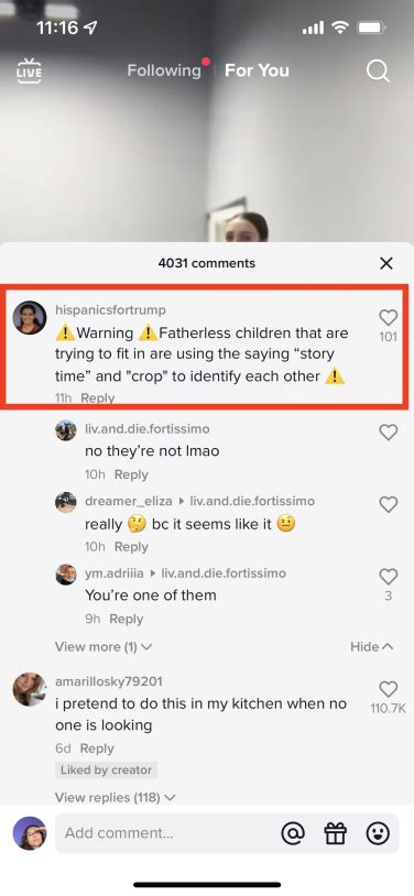 Why Is Everyone Saying Crop And Story Time On Tiktok Mashable