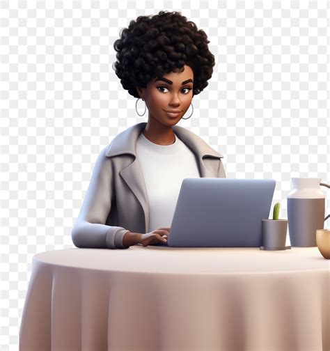 PNG Laptop Computer Adult Woman Premium PNG Rawpixel